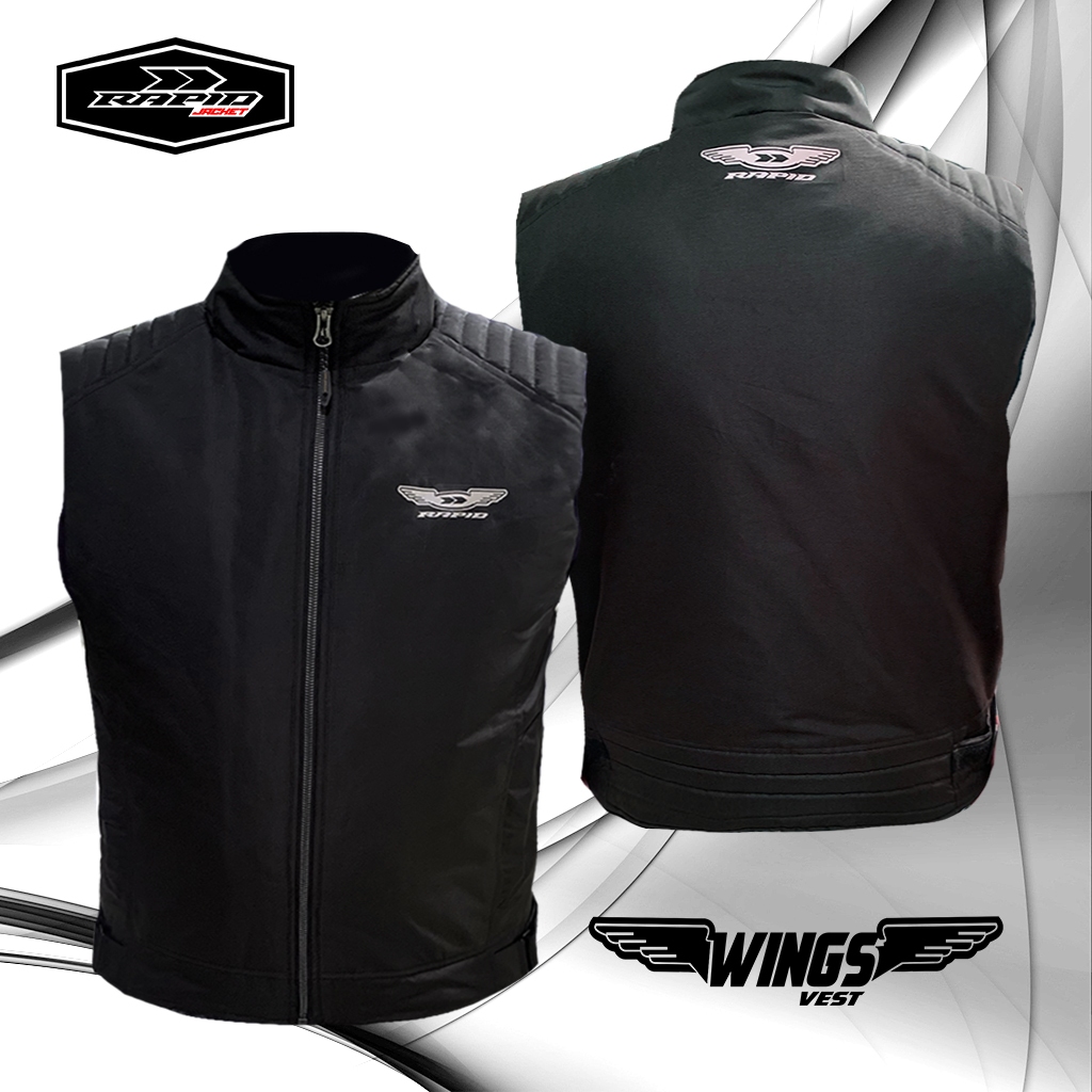Jual rompi motor premium ROMPI RAPID WINGS vest motor dalaman full ...