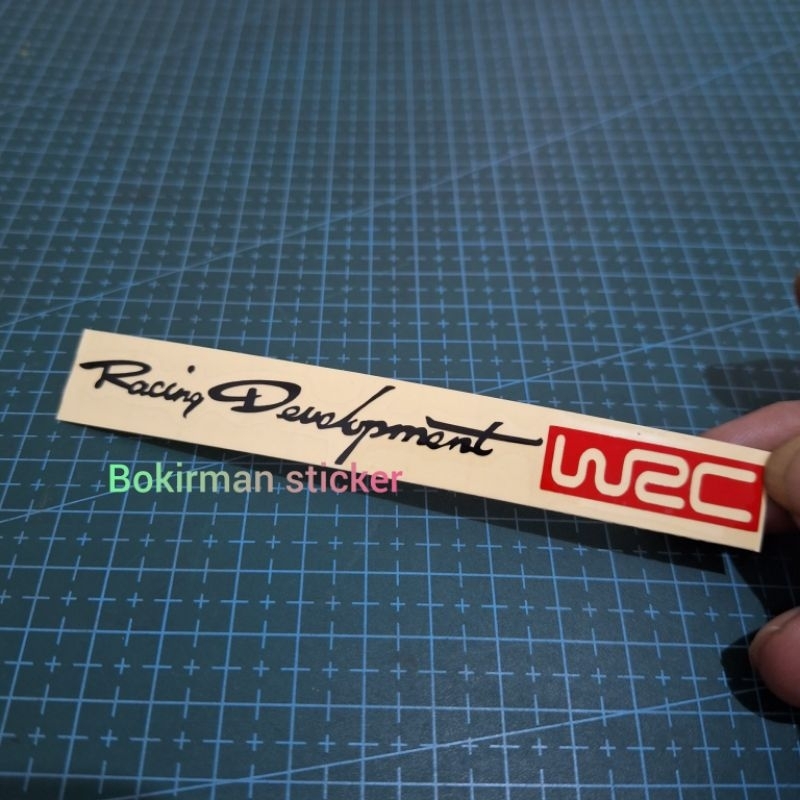 Jual STICKER RACING DEVELOPMENT WRC CUTTING | Shopee Indonesia