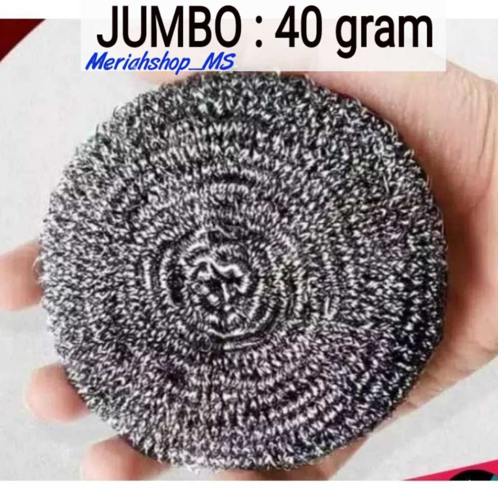 Jual Sabut Stainless BESAR JUMBO 40 Gram & 32 Gram Kawat Pembersih ...