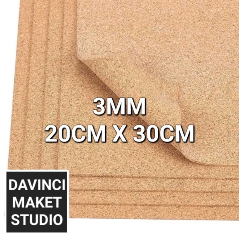 Jual Gabus Patah 1mm 2mm 3mm Maket Aspal Rumput Makadam Pedestal Diorama Jalan - Cork Board ...