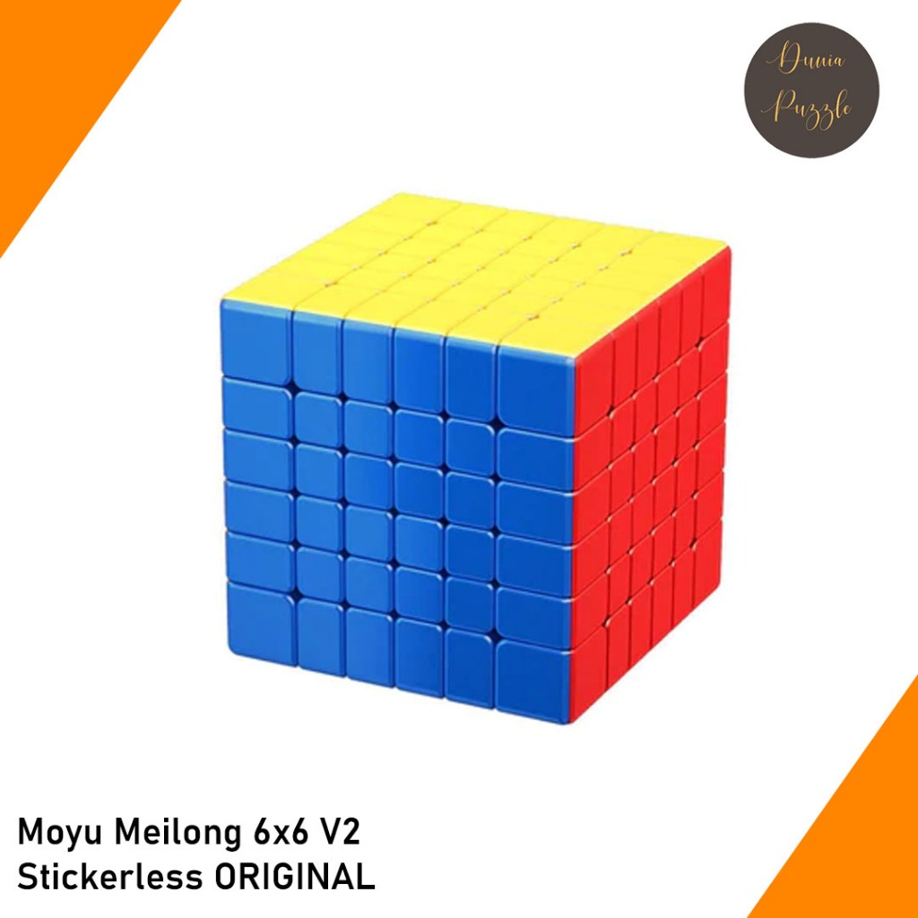 Jual Rubik 6x6 Moyu Meilong 6x6 V2 Stickerless | Shopee Indonesia