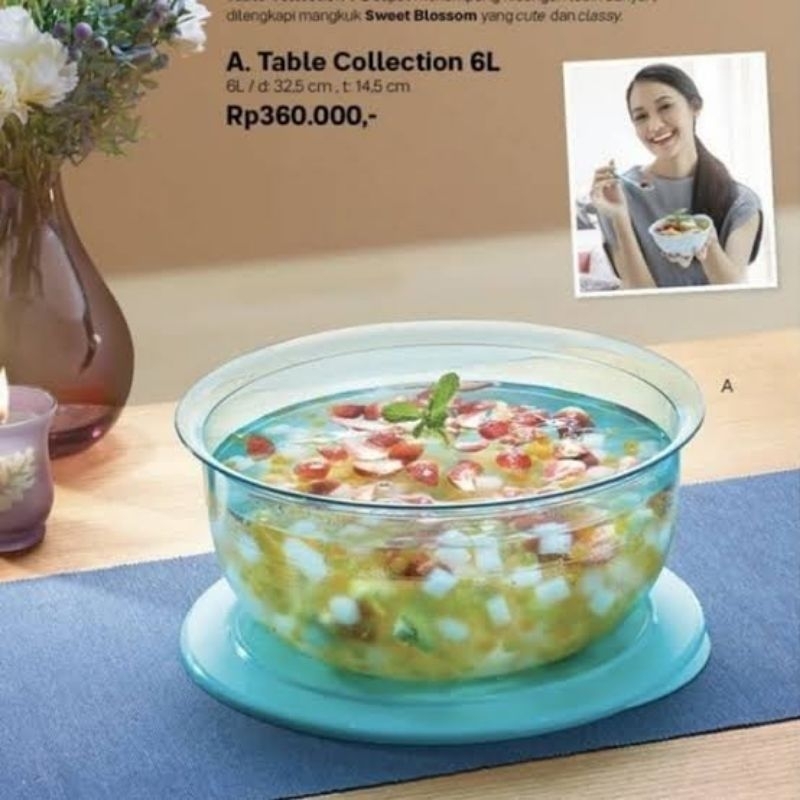 Jual Tupperware Table Collection 6 Liter (1 Pcs) / Wadah Sop Buah ...