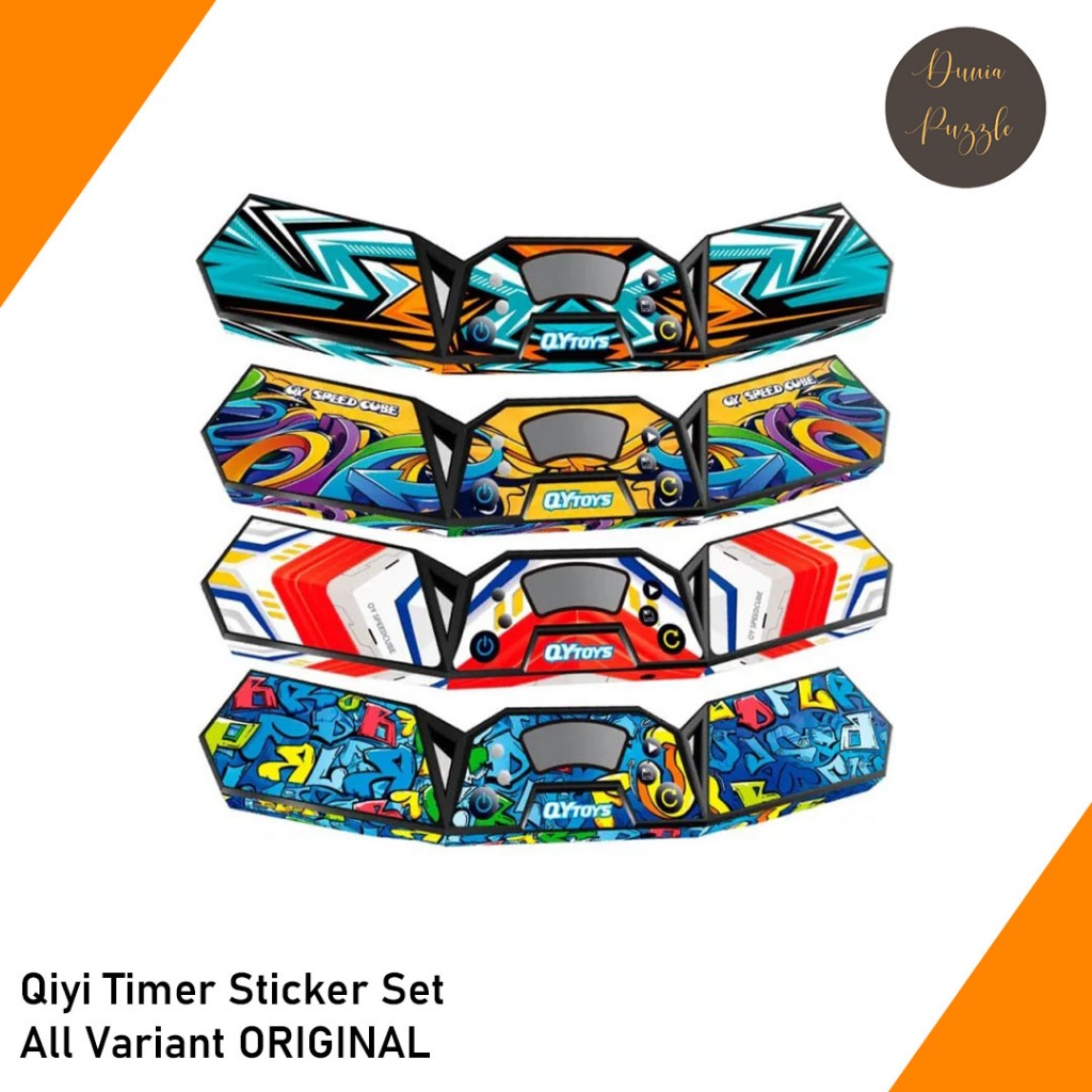 Jual Sticker / Skin untuk Timer Speedcubing QiYi Pengukur Waktu Rubik ...