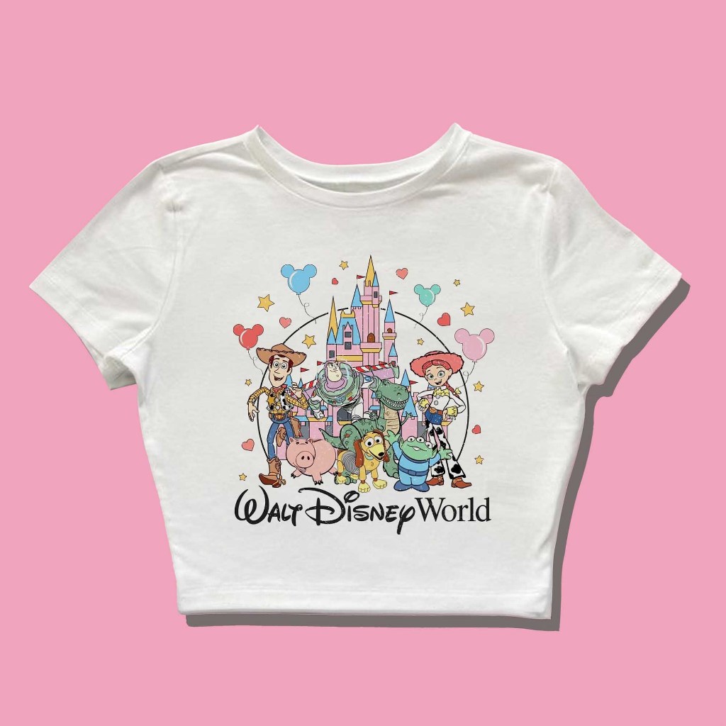 Jual Baby Tee Toy Story Walt Disney Style Crop Tee | Shopee Indonesia