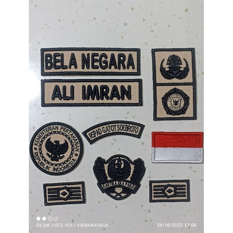 Jual Atribut KEMHAN/Bela Negara (3D) | Shopee Indonesia
