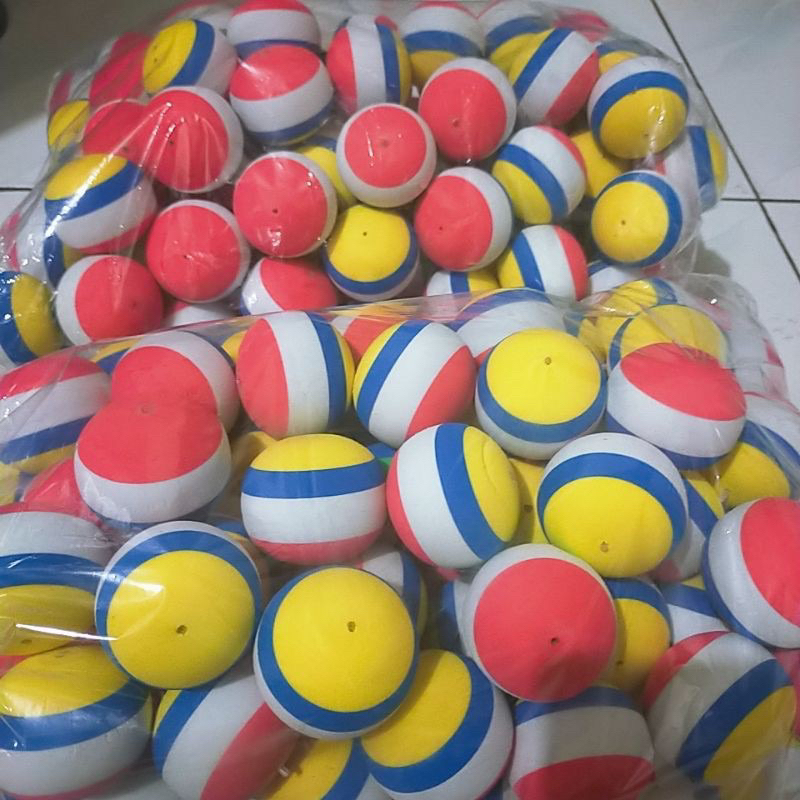 Jual Pelampung Bulat Bahan Busa no.2sampai8 Lubang Tengah | Shopee ...