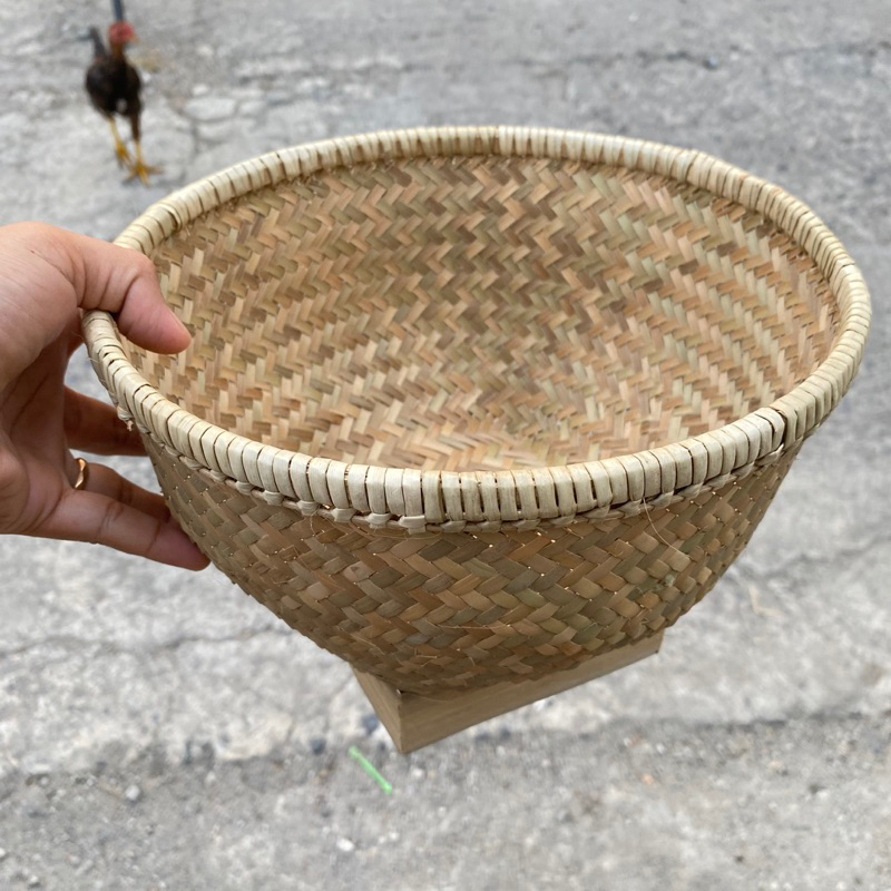 Jual WAKUL KULITAN BAMBU TANPA TUTUP | BAKUL | CETHING NASI KULIT BAMBU ...