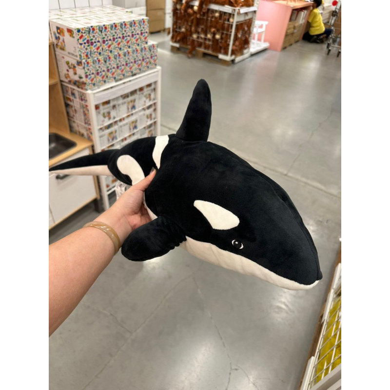 Jual [READY SIAP KIRIM] BLAVINGAD Boneka, orca/hitam putih, 60 cm ...