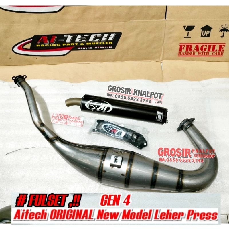 Jual Knalpot Aitech Galvanis Original Cobra Big volume & NonCobra Standar Ninja R RR SS Victor ...