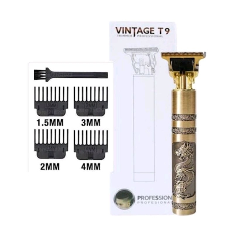 Jual (COD) VINTAGE Alat Cukur Rambut Elektrik Hair Clipper Trimmer T9 / Cukuran Vintage T9 Alat ...