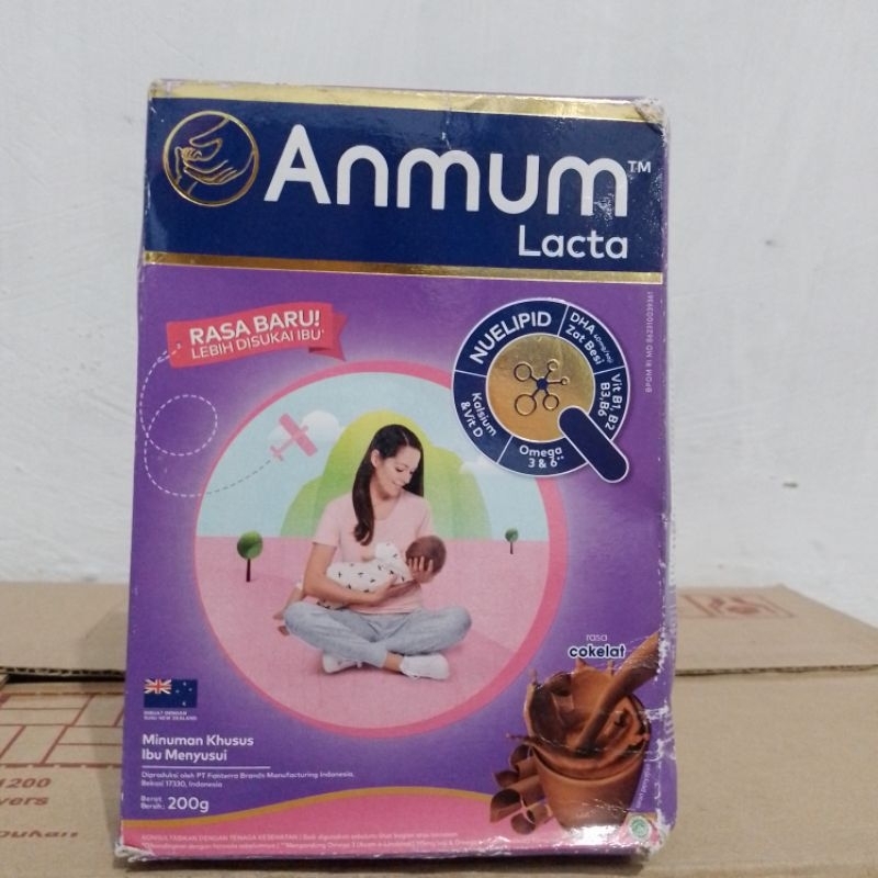 Jual Anmum Lacta coklat 200gr ( Untuk ibu menyusui) DIJAMIN 100% ...