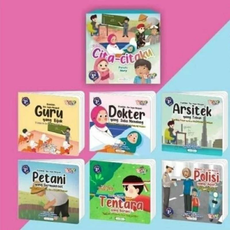 Jual Buku Seri Cita Citaku 1 Paket Isi 6 Buku Full Color Untuk Anak ...