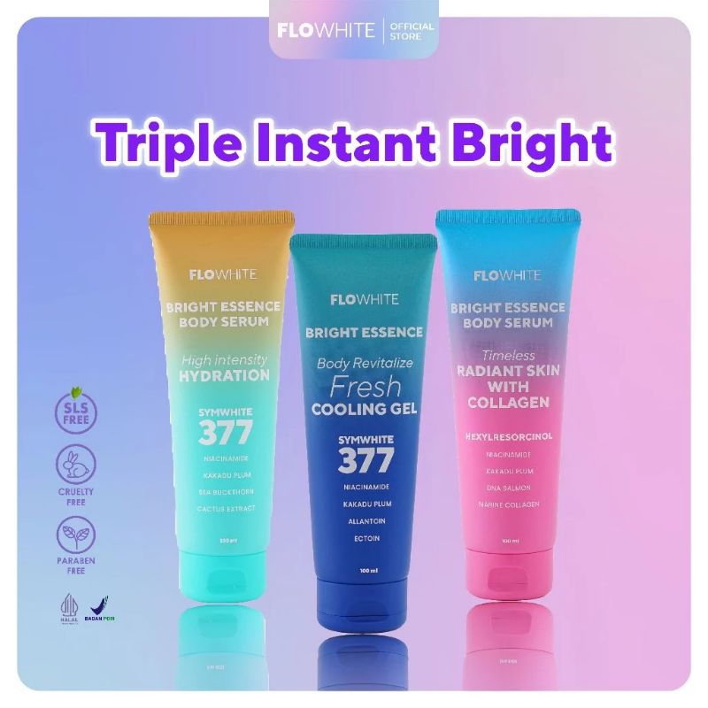 Jual 100% original FLOWHITE Bright Essence Body Revitalize Fresh ...