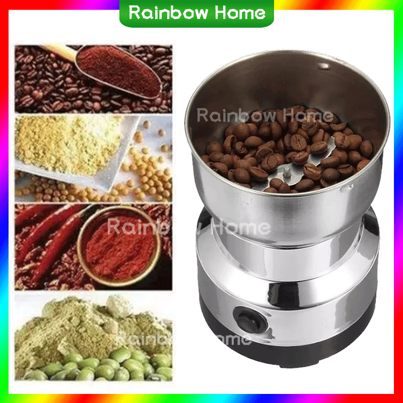 Jual Rainbow Home Penggiling Kopi Electric Coffee Grinder Blender Bumbu ...