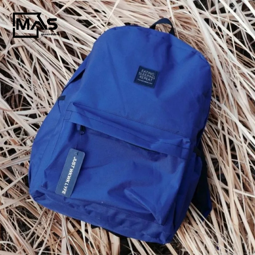 Jual Tas Ransel Simpel Pria Wanita Sekolah Kasual | Shopee Indonesia