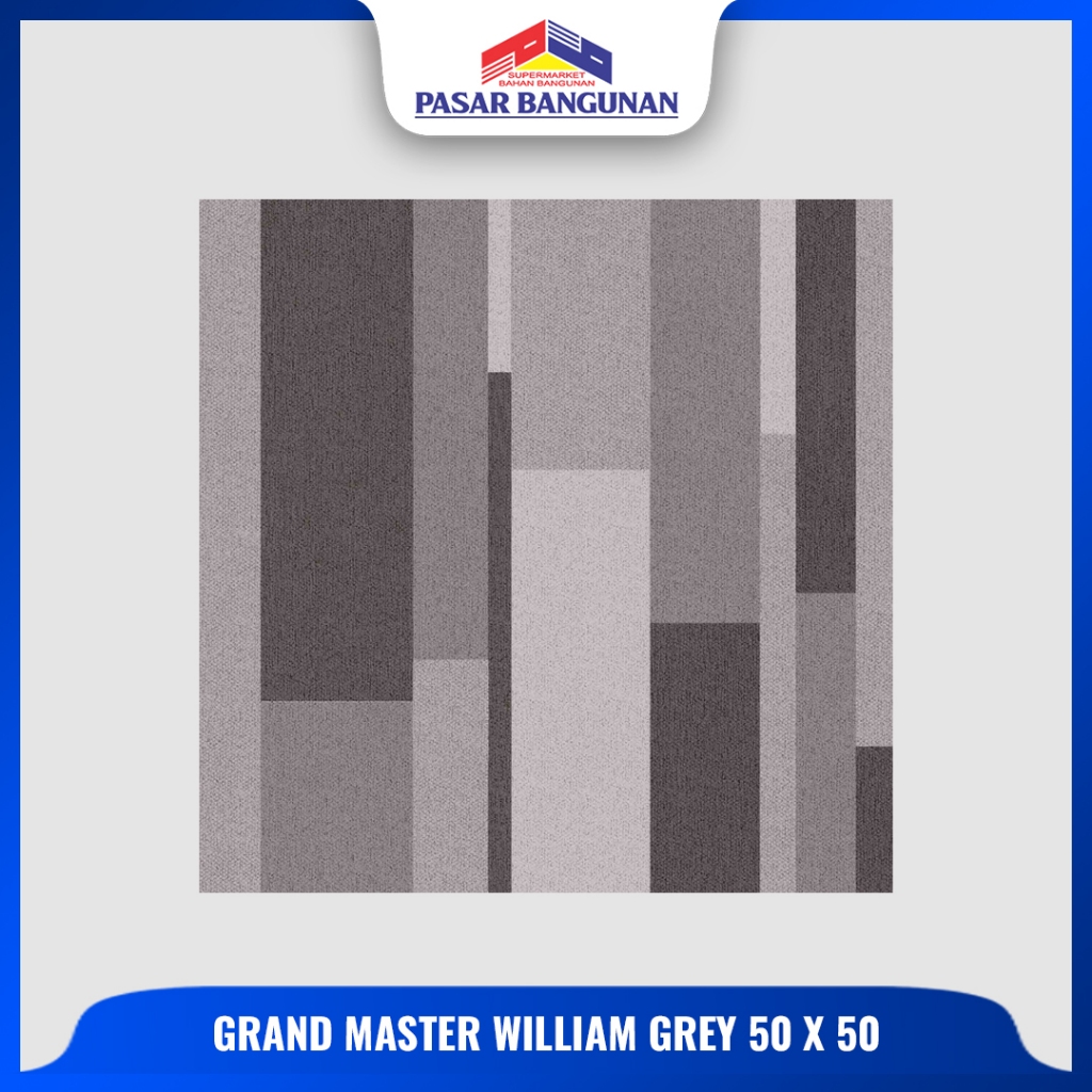 Jual Keramik Grand Master William Grey 50x50 kw 1 | Shopee Indonesia