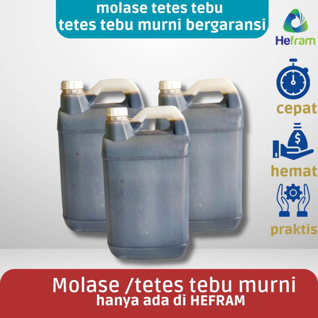 Jual Molase 5 Kg Premium Tetes Tebu Murni Asli Tanpa Campuran Kemasan ...
