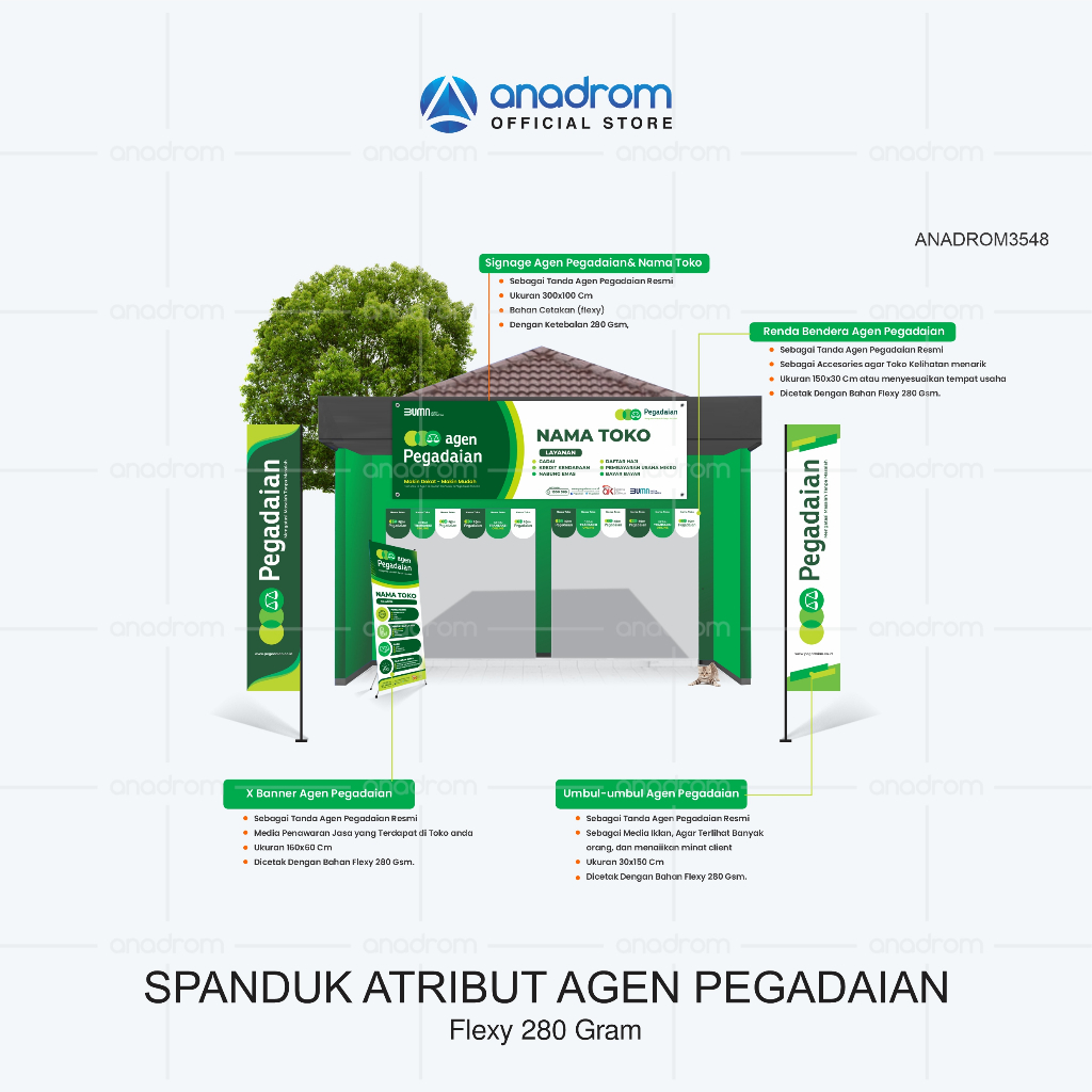 Jual Spanduk Atribut Agen Pegadaian | Banner Agen Pegadaian Terlengkap ...