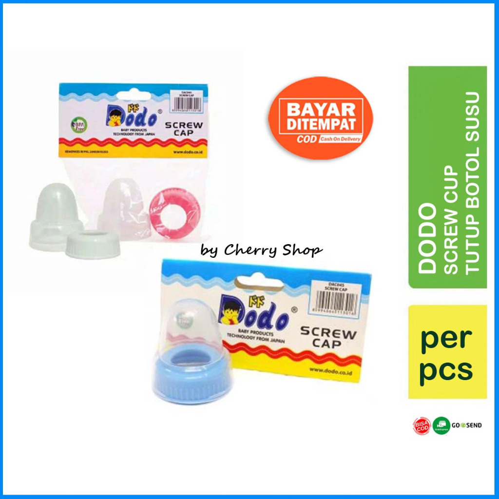 Jual Dodo Screw Cup Cap Tutup Botol Pigeon Huki Tutup dan Ring Botol ...