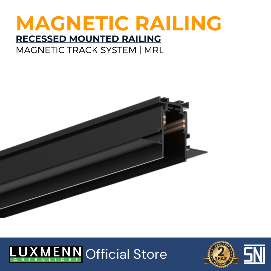 Jual LUXMENN LED Lampu Magnetic Track Light Railing Recessed Mounted ...