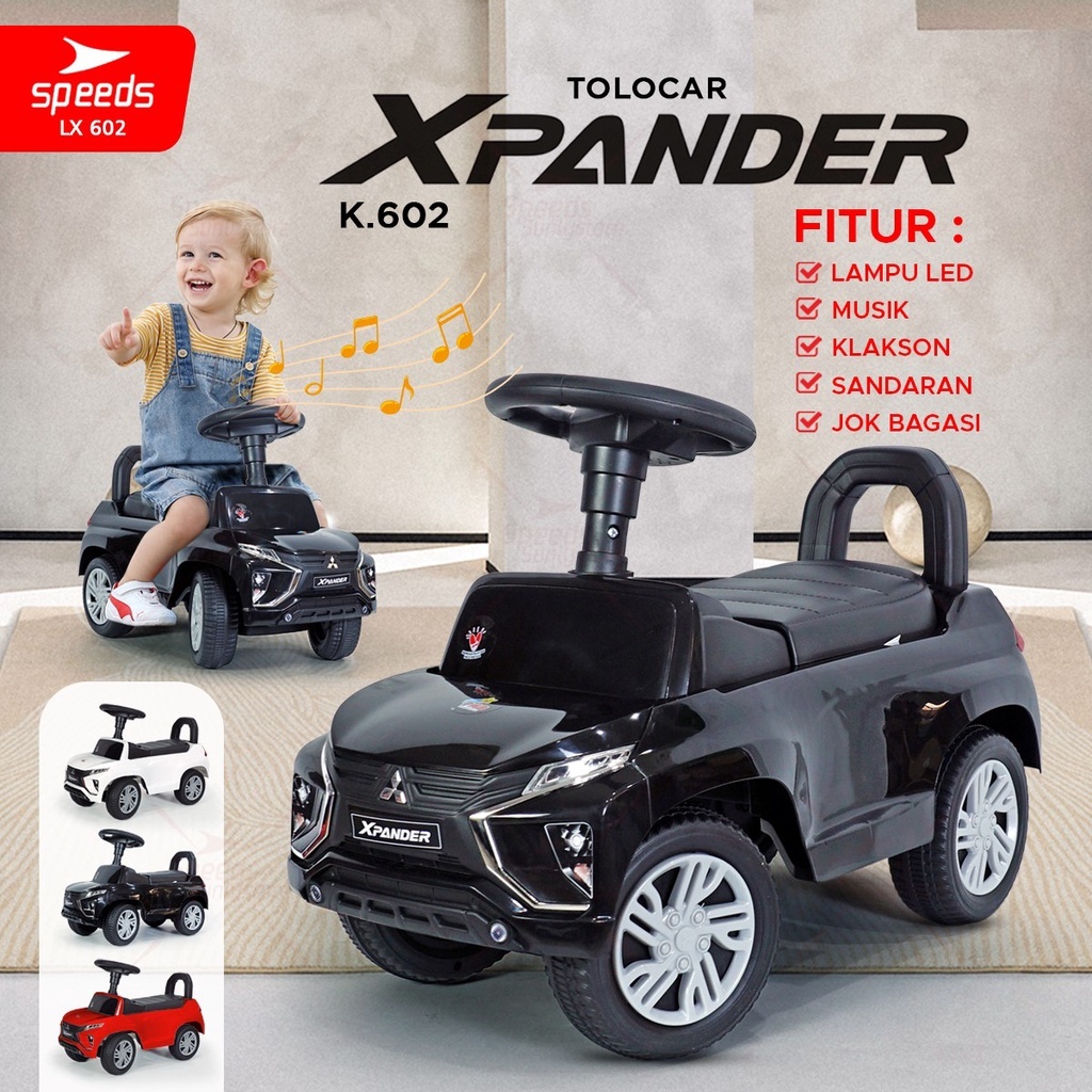 Jual MAINAN ANAK MOBIL MOBILAN DORONG TOLO CAR PMB K602 MODEL XPANDER ...