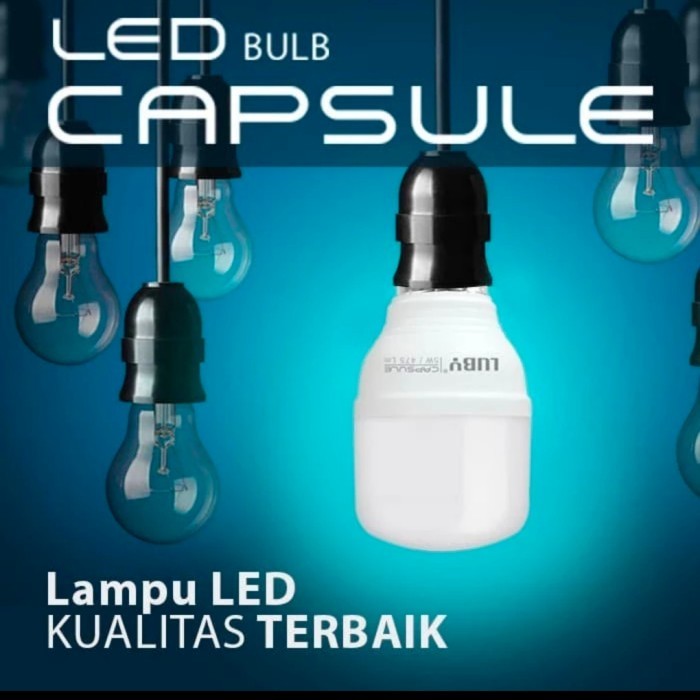 Jual Lampu LED CAPSULE 38 watt Merk LUBY Cahaya Putih Garansi 6 Bulan ...