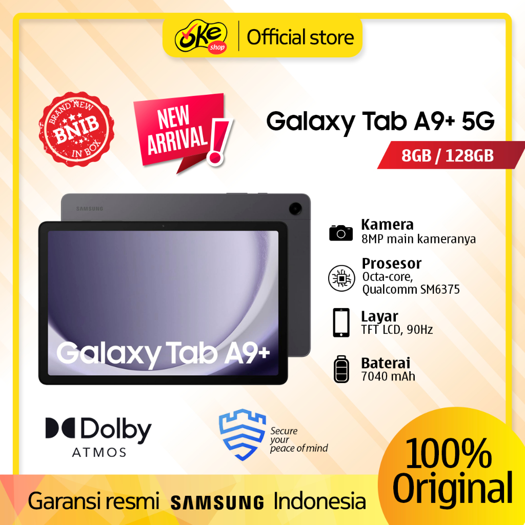 Jual Samsung Galaxy Tab A9 Plus 8/128GB Garansi Resmi | Shopee Indonesia
