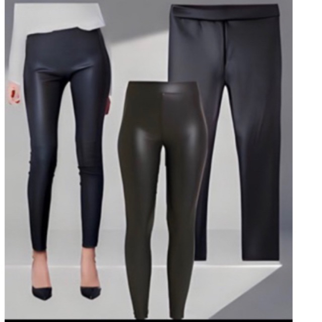 Jual Ladymiuku - Perry Leather legging | waterproof celana legging ...