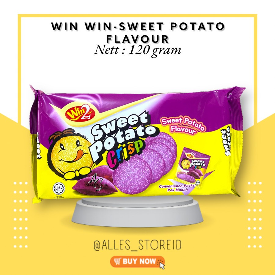 Jual Win2 Baked Potato Crisp Sweet Potato/Krekers Winwin Rasa Ubi Manis ...