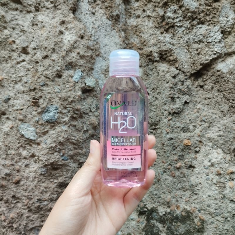 Jual [NEW] Ovale natural H2O micellar cleansing water 100ml | Shopee ...