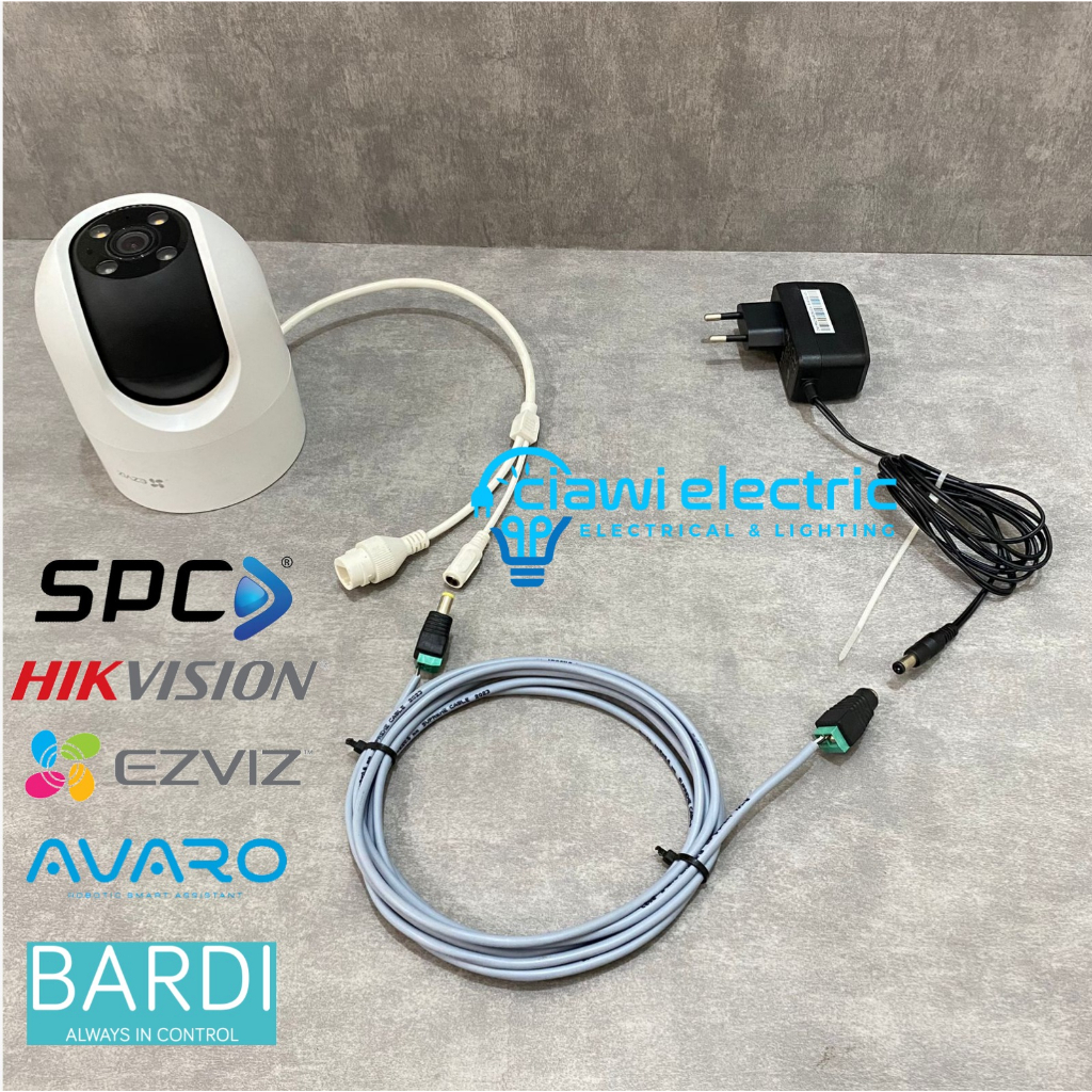 Jual KABEL ADAPTOR SAMBUNGAN POWER CCTV DC IP CAMERA 15 METER | Shopee ...