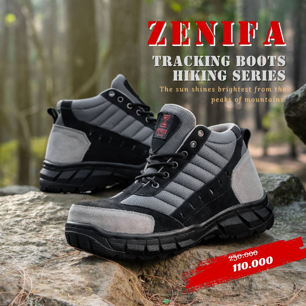 Jual Sepatu Safety Boots Zenifa Tracking Original Septi Kerja Sefty ...