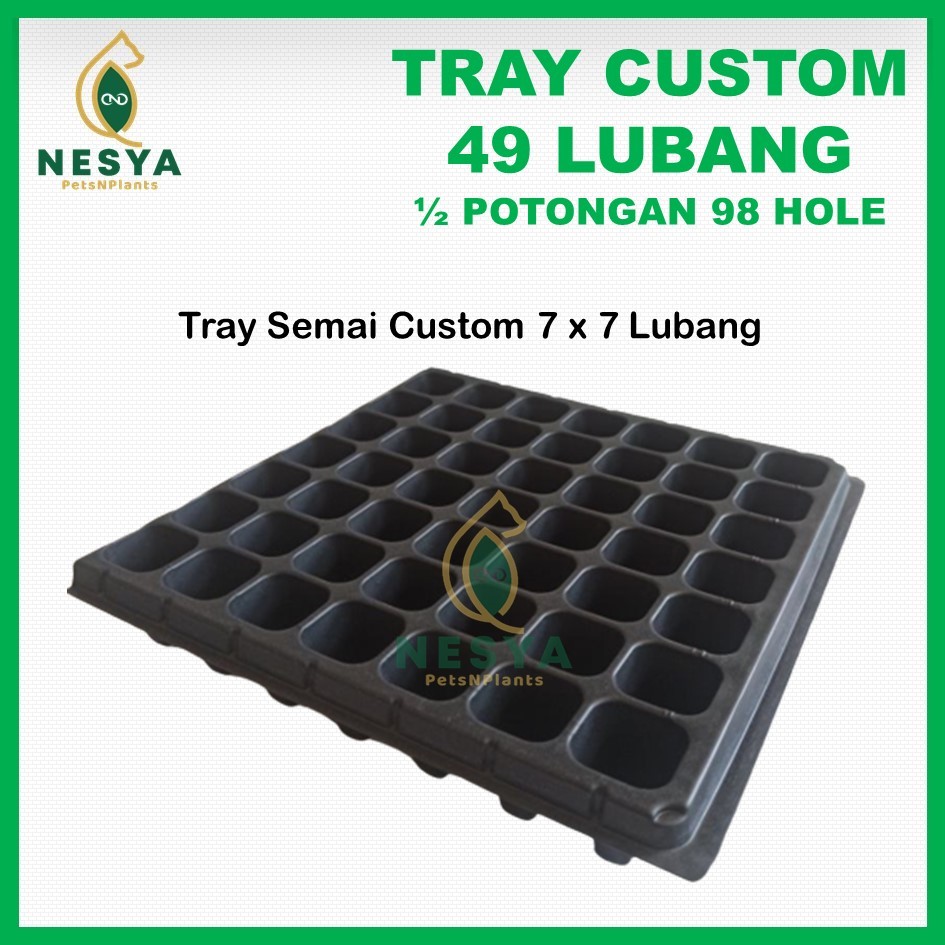 Jual Tray Semai Potray 49 Lubang Custom - Tray Semai 7x7 | Shopee Indonesia