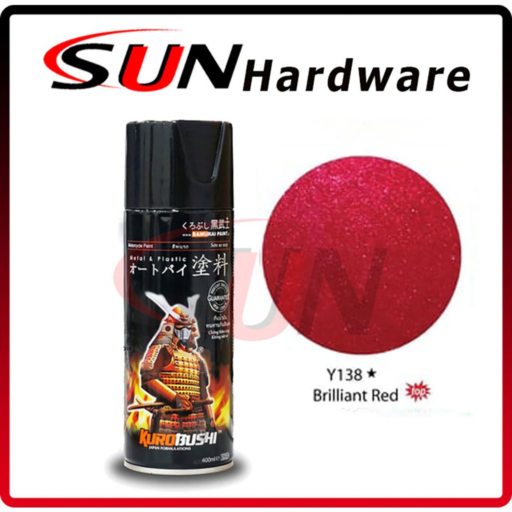 Jual Pilox Samurai 400 ml Brilliant Red Merah Y138 Yamaha Pilox Pylox ...