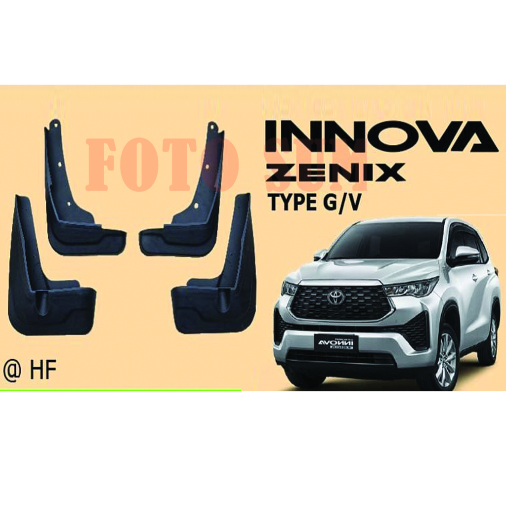 Jual Mud Guard Innova Zenix / Mudguard Karpet Lumpur Innova Zenix Tipe ...