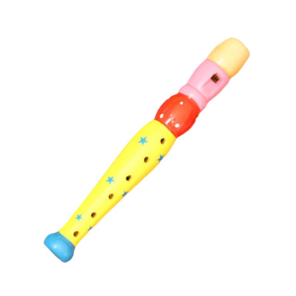 Jual Mainan Edukasi Alat Musik Seruling Kayu Flute Suling Anak 6 Lubang ...