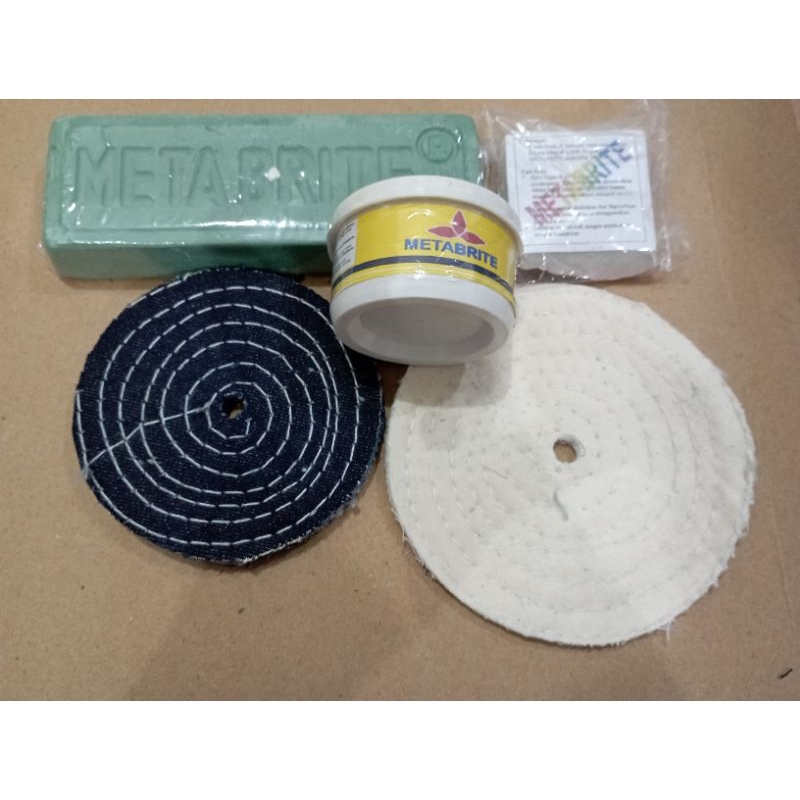 Jual 4J5TKOMPH250 Paket batu hijau poles Metabrite 250 gr langsol batu ...