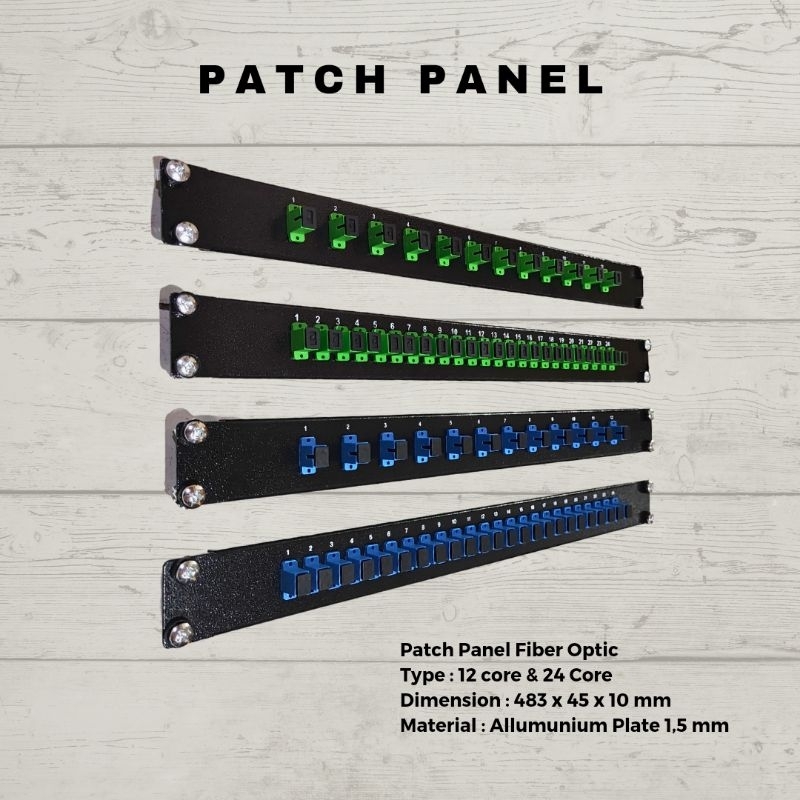 Jual Patch Panel 12 Core / Patch Panel 24 Core / Patch Panel 48 Core ...
