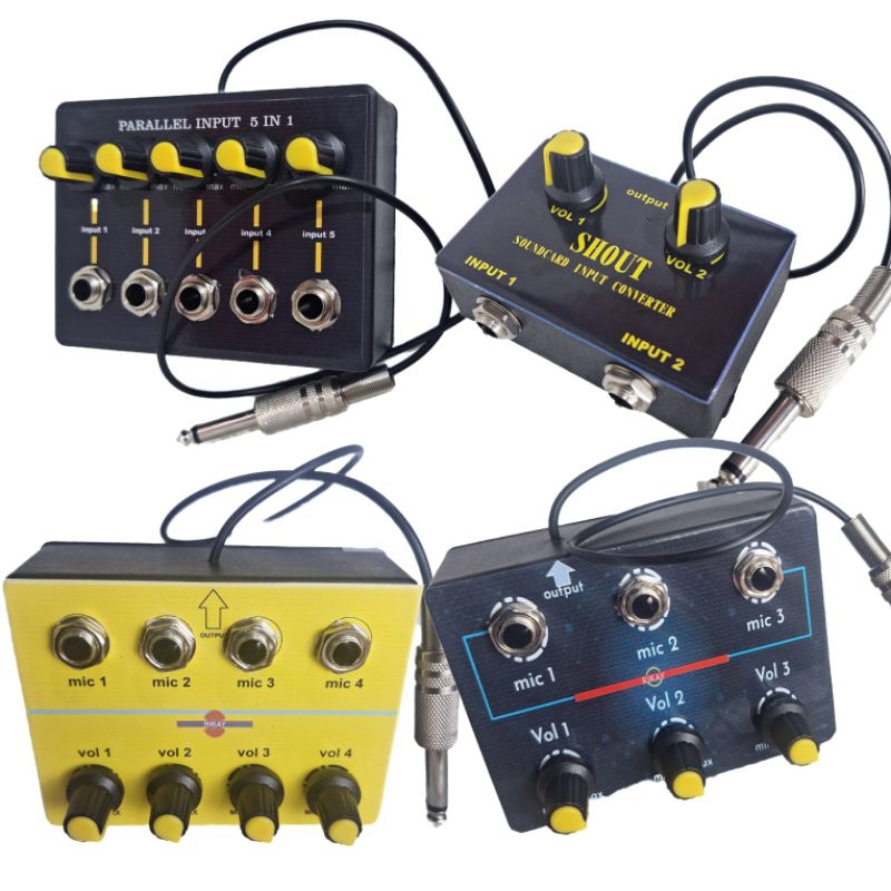 Jual INPUT MIC PARALLEL | PENAMABAH INPUT MIC | MEMBUAT 1 INPUT MIK ...