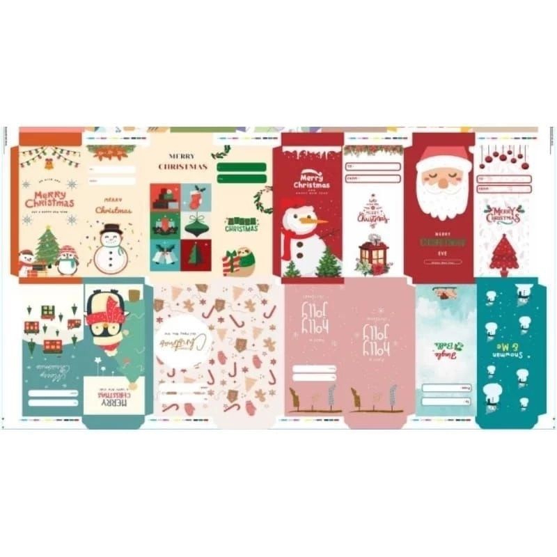 Jual AMPLOP/ANGPAO NATAL BAHAN GLOSSY JUMBO 10PCS | Shopee Indonesia