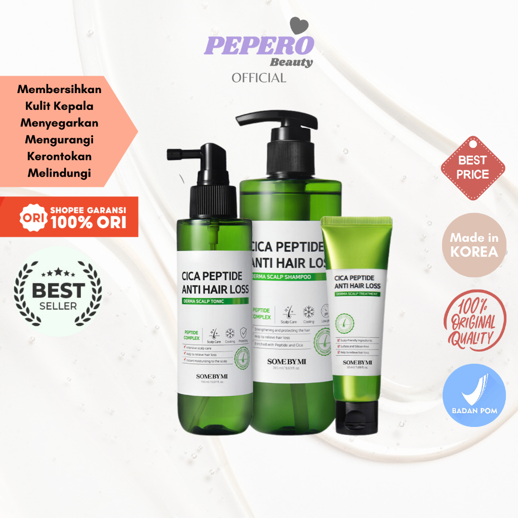Jual SOMEBYMI Cica Peptide Anti Hair Loss Shampoo/ Treatment/ Tonic ...