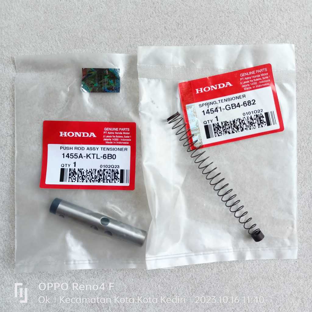 Jual Spring Push Rod - Per-Pir Suling-Stut Tensioner Rantai Mesin Honda ...