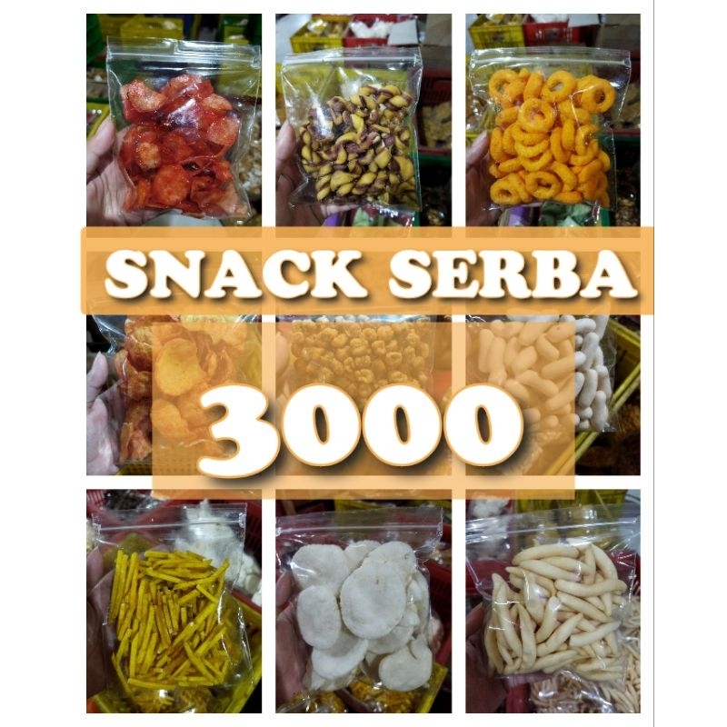Jual SERBA 3000/SNACK 3000an/SNACK MURAH/3000an/JAJANAN MURAH | Shopee ...
