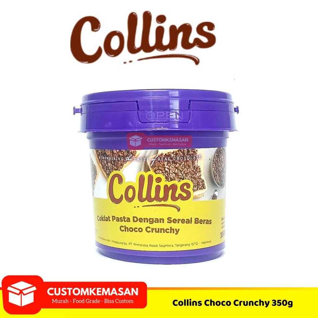 Jual Collins Choco Crunchy 350g / Selai Donat / Collins Selai Donat ...