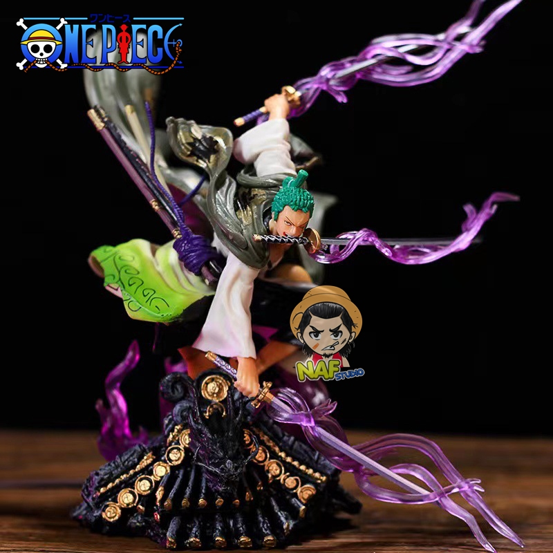 Jual Figure Zoro Roftop Wano Sword Haki NAF Studio | Shopee Indonesia