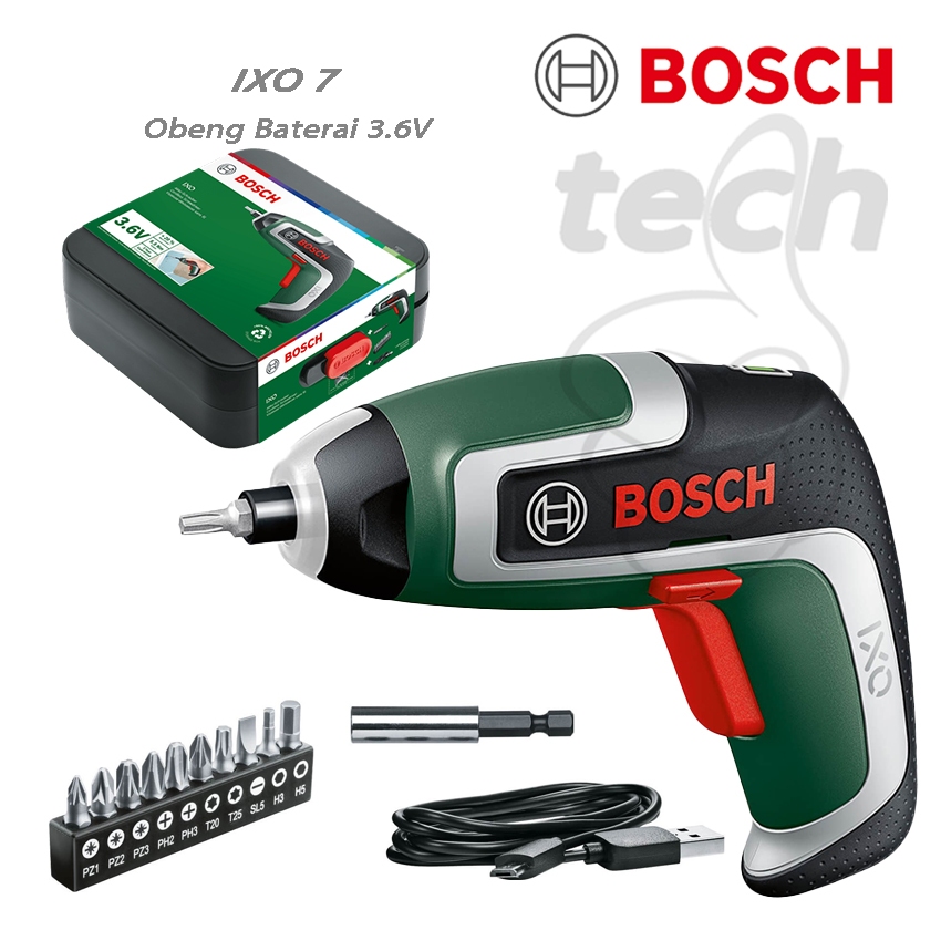 Jual Mesin Obeng Baterai Cordless Screwdriver Bosch IXO 7 | Shopee Indonesia