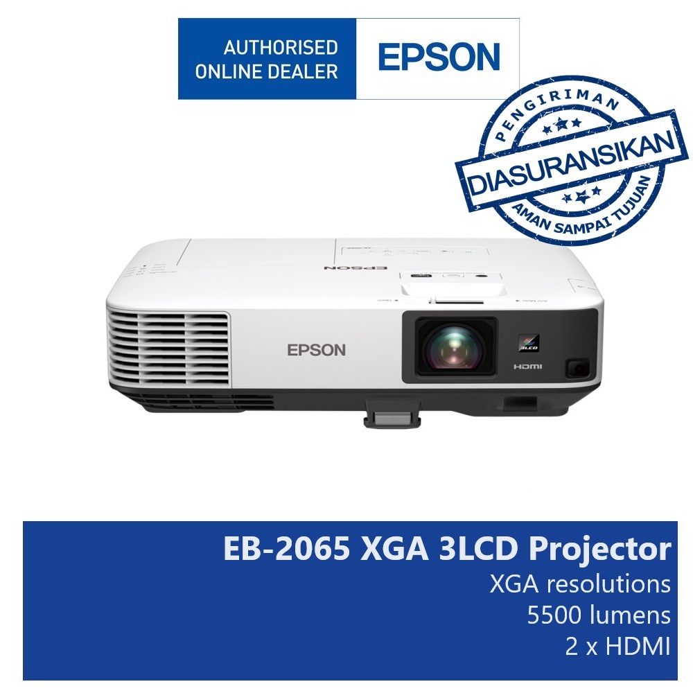 Jual Epson EB-2065 ( EB2065 ) XGA 3LCD Projector | Shopee Indonesia