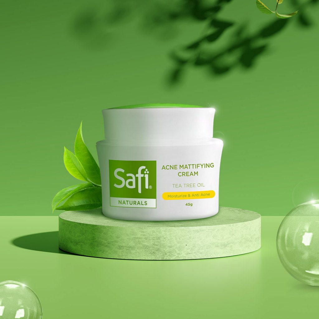 Jual Safi Natural Acne Mattifying Cream Tea Tree Oil ( Pelembab Wajah ...