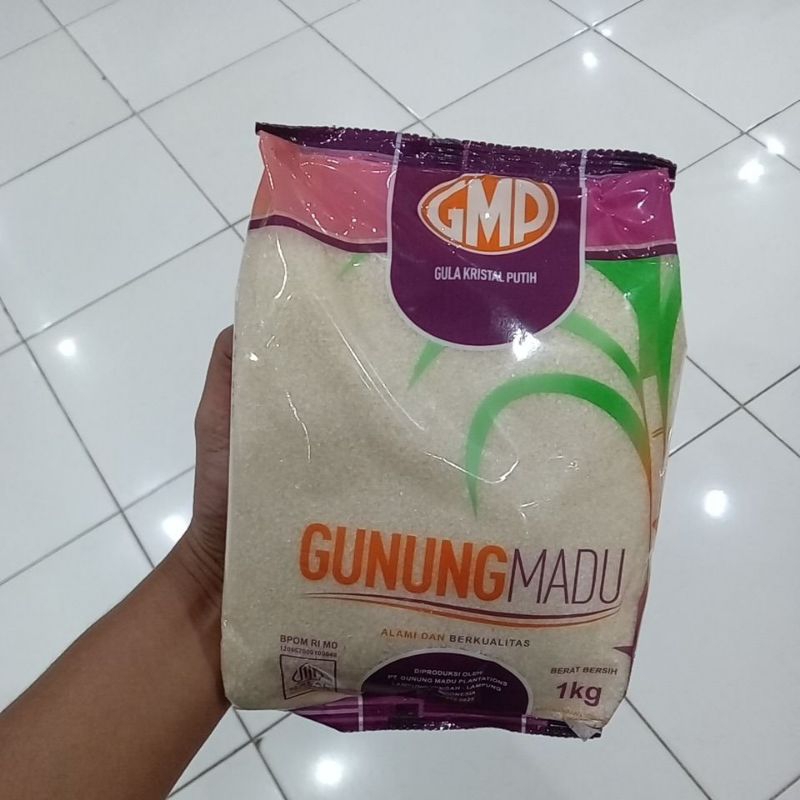 Jual Mahbubah - GMP Gula Pasir 1 Kg Premium Kristal Putih Gunung Madu ...