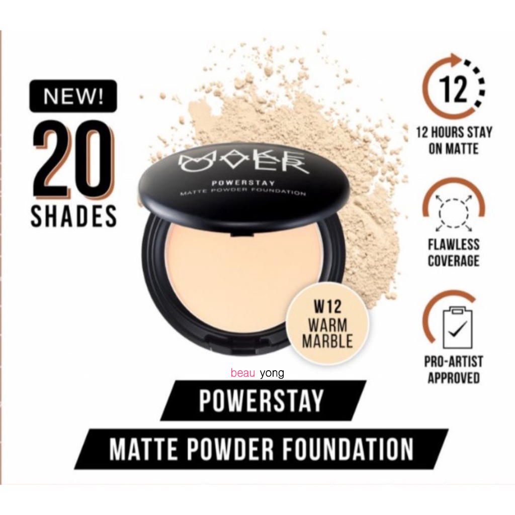 Jual MAKE OVER Powerstay 24H Matte Powder Foundation [MAKEOVER ...